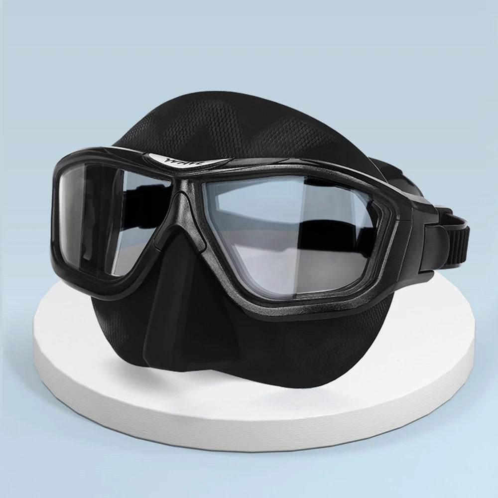 WAVE 6775 Professional Scuba Diving Mask – Anti-Fog HD Large-Frame for ...